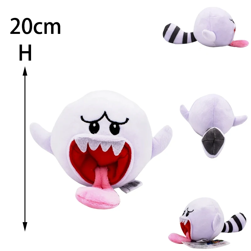 Peluche de Super Mario Bros, fantasma, Boo, hielo, fuego, flor, muñeco ...