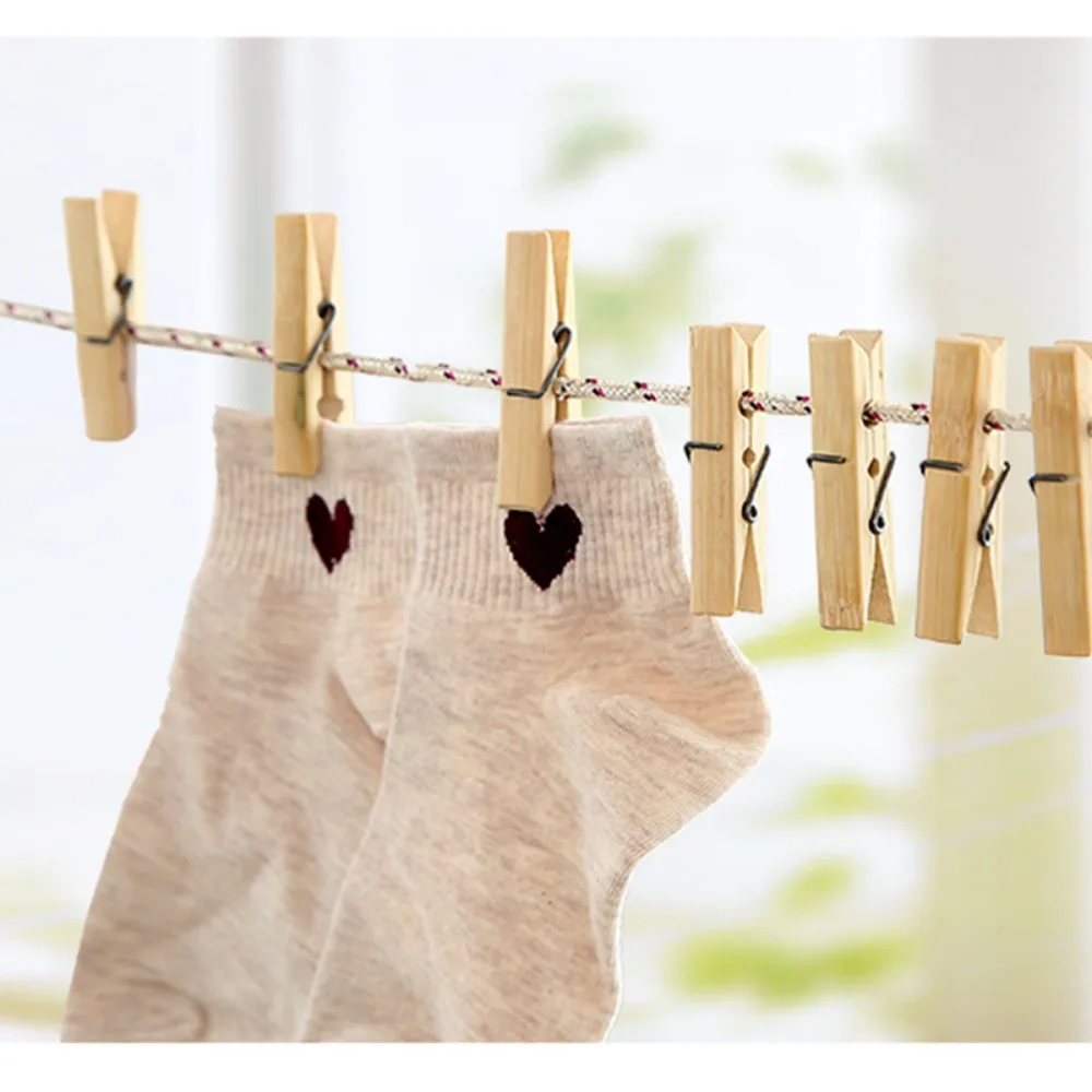 20Pcs-Wooden-Bamboo-Clothespins-for-Household-Use-Multifunction ...