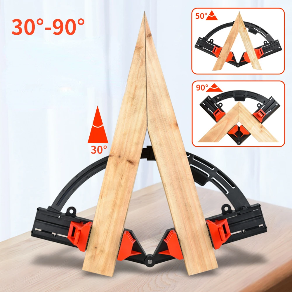 90° Woodworking Corner Frame Clamp Adjustable Expandable ABS Plastic ...