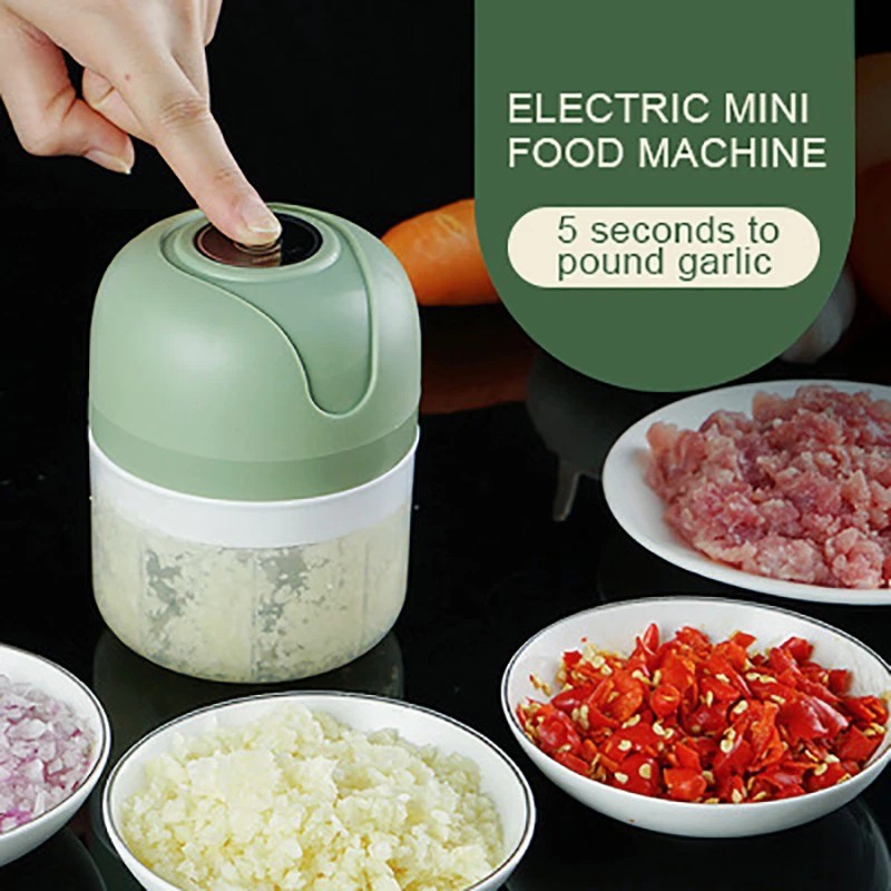 Portable Usb Rechargeable Electric Chopper | Electric Vegetable Chopper ...
