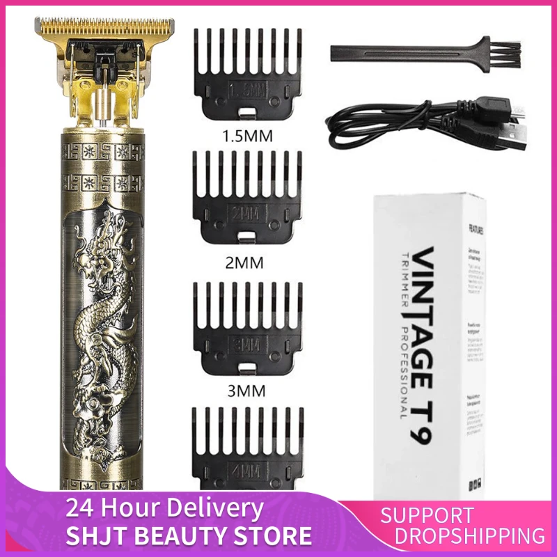 T9 USB Electric Hair Clipper For Men Hair Cutting Machine Rechargeable ...