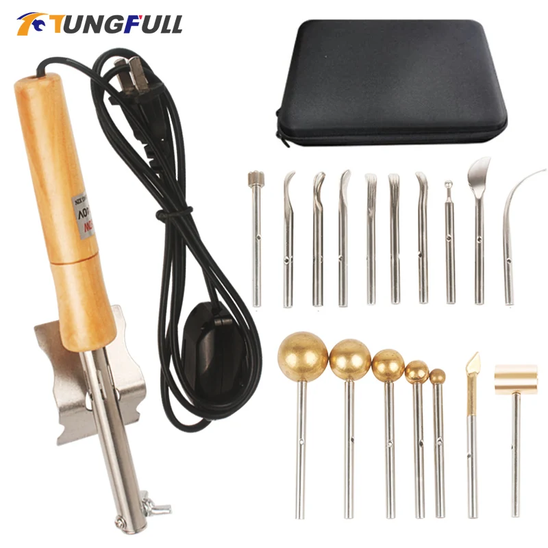 220V-110V-Double-layer-Inner-Pyrographic-Device-Fabric-Flowers-Ironing ...