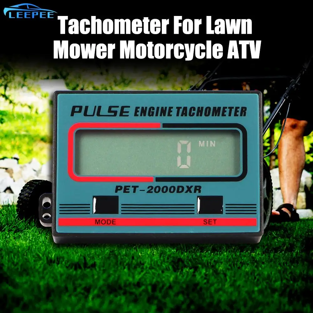 Pulse-Engine-Tach-Hour-Meter-100-30000RPM-Digital-Tachometer-Gauge-for ...