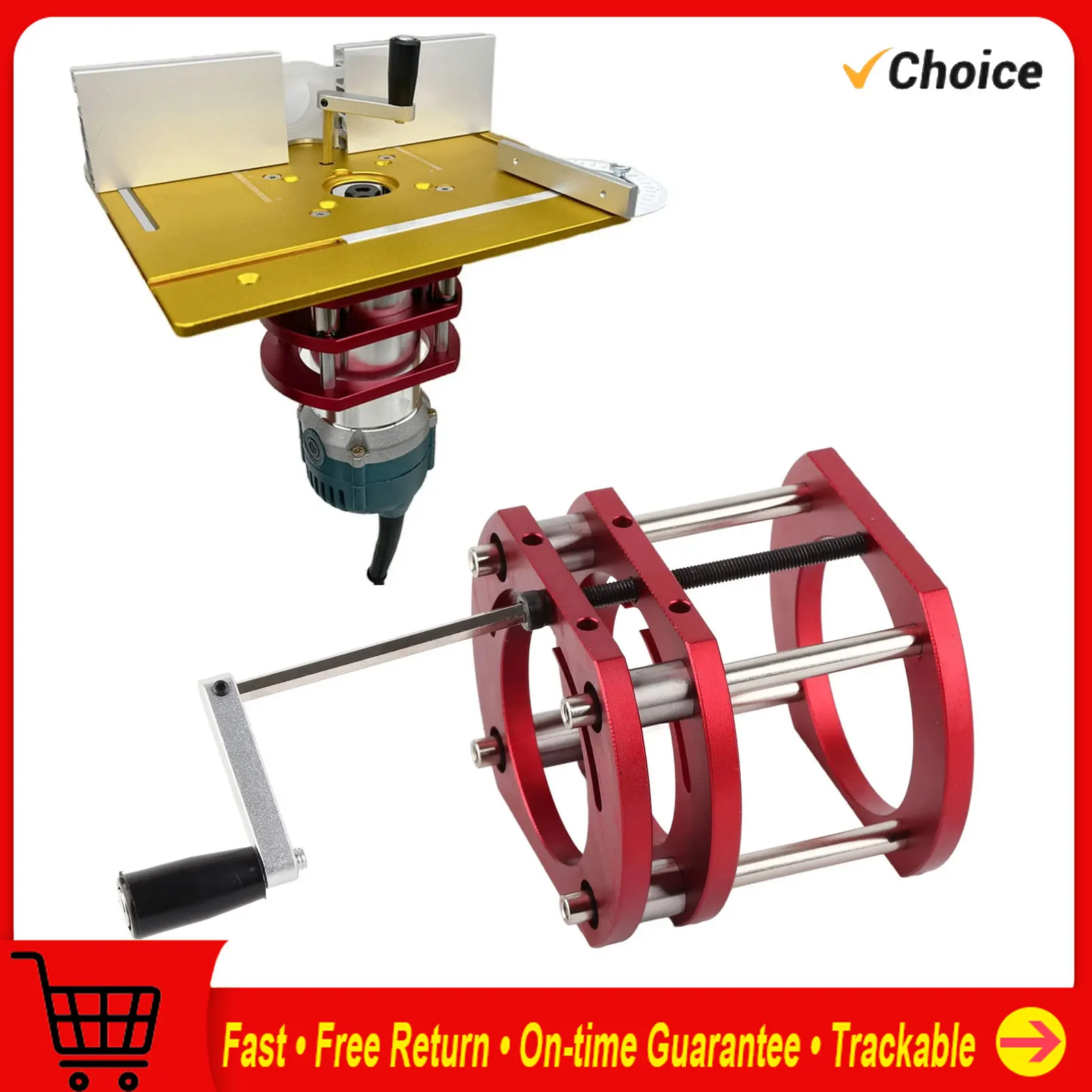 Router Base Aluminum Alloy Stainless Steel 4 Jaw Clamping Router Table ...