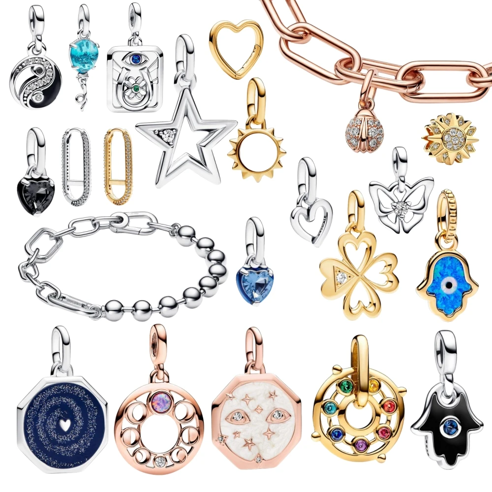 Original-Angel-Wings-Heart-Luck-Ladybird-Mini-Dangle-Charm-Fit-Original ...