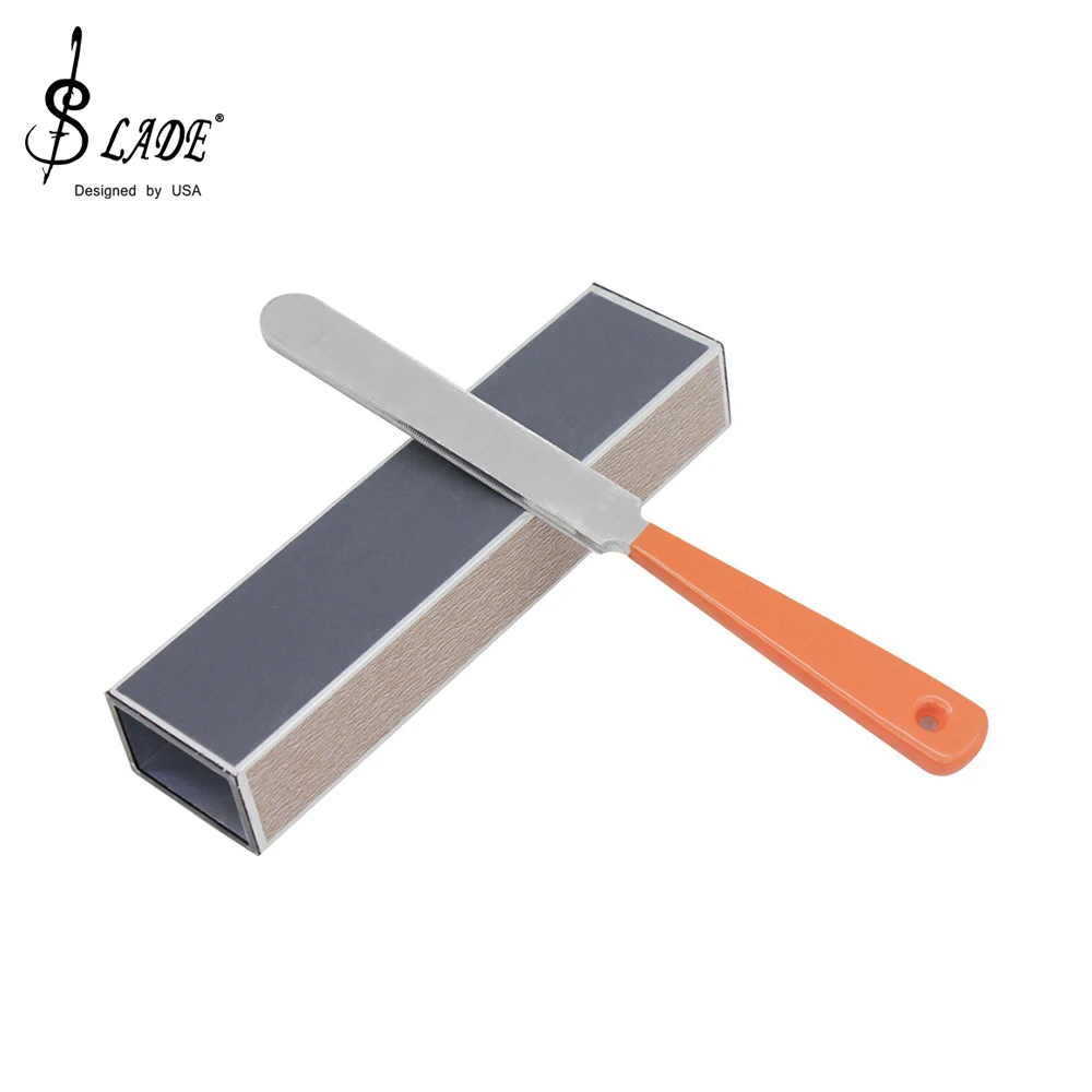 SLADE-guitarra-de-a-o-inoxid-vel-tresses-arquivo-Luthier-coroa-o ...