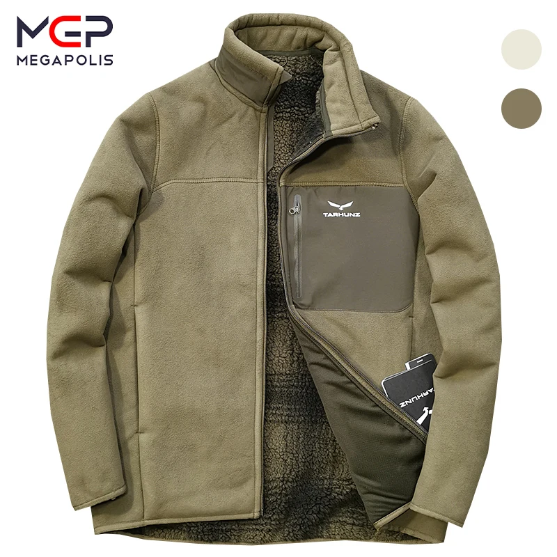 Jacket-Couples-Thickened-Plaid-Berber-Fleece-Coat-Men-s-Stand-Collar ...