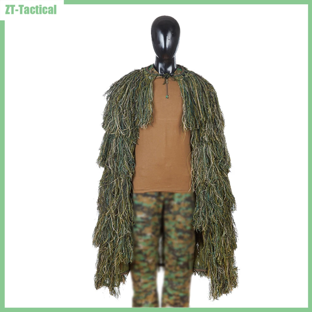 Lightweight-Ghillie-Poncho-Tactical-Sniper-Ghillie-Top-for-Airsoft-Paintball-Ghillie-Poncho-Suit ...