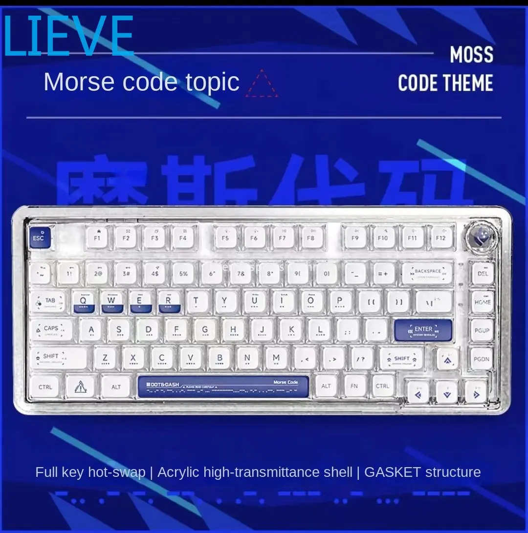 LEOBOG K81 Wireless Bluetooth Gaming Keyboard with Three Modes