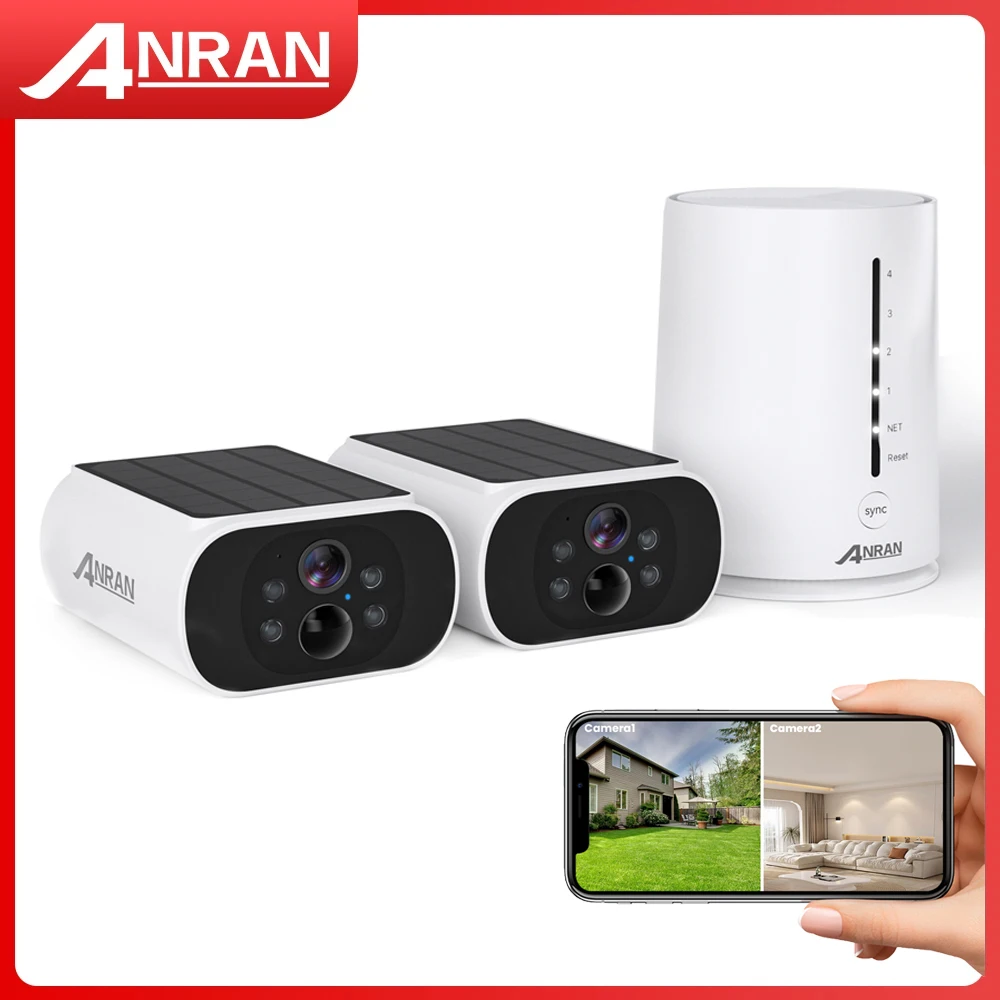 ANRAN-4MP-Wifi-Solar-Camera-2K-Outdoor-Wireless-Battery-Security-Camera ...