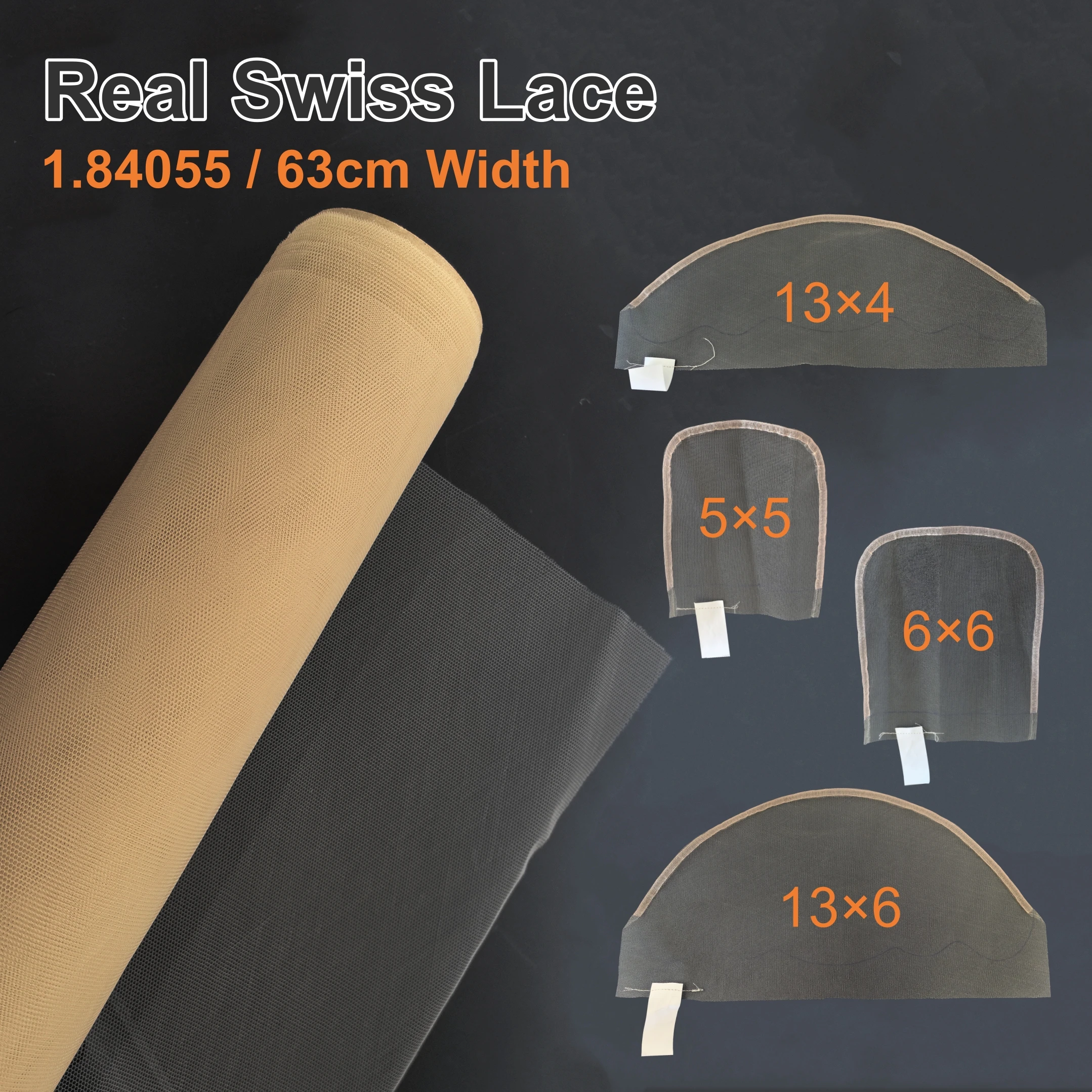 Original HD Swiss Lace Net For Making Wigs Cap Skin Color Swiss Lace ...