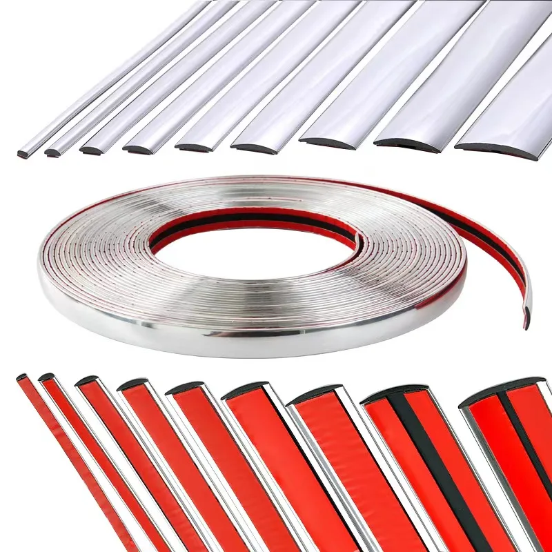 Auto-Chromen-Decoratieve-Strips-Bescherming-Anti-Botsing-Tape-Met ...