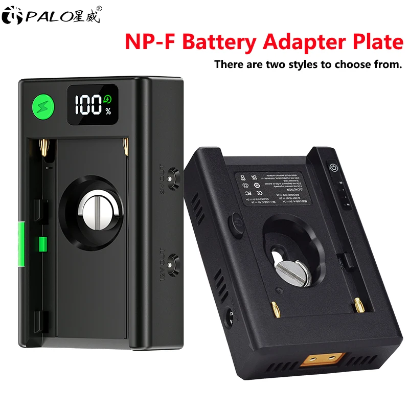 NP-F Battery Adapter Mount Plate With USB-C Input Charging for Sony NP ...