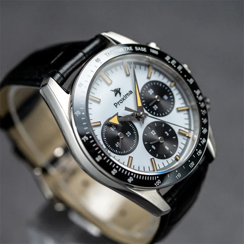Proxima Men Chronograph Watch 40MM Pilot Manual Winding Mechanical ...