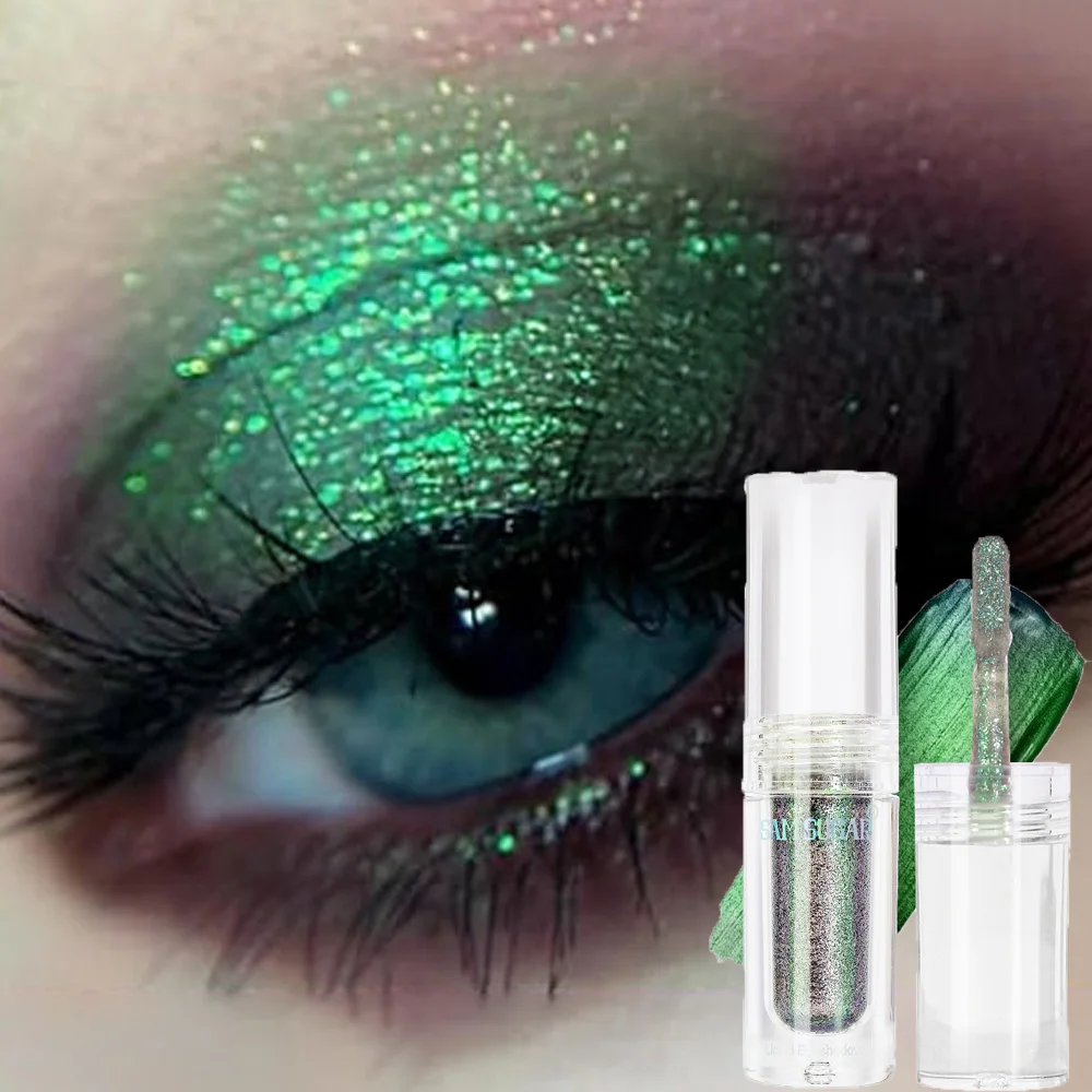 Chrome Shifting Pigments Chameleon Liquid Eyeshadow Shiny Green Blue ...