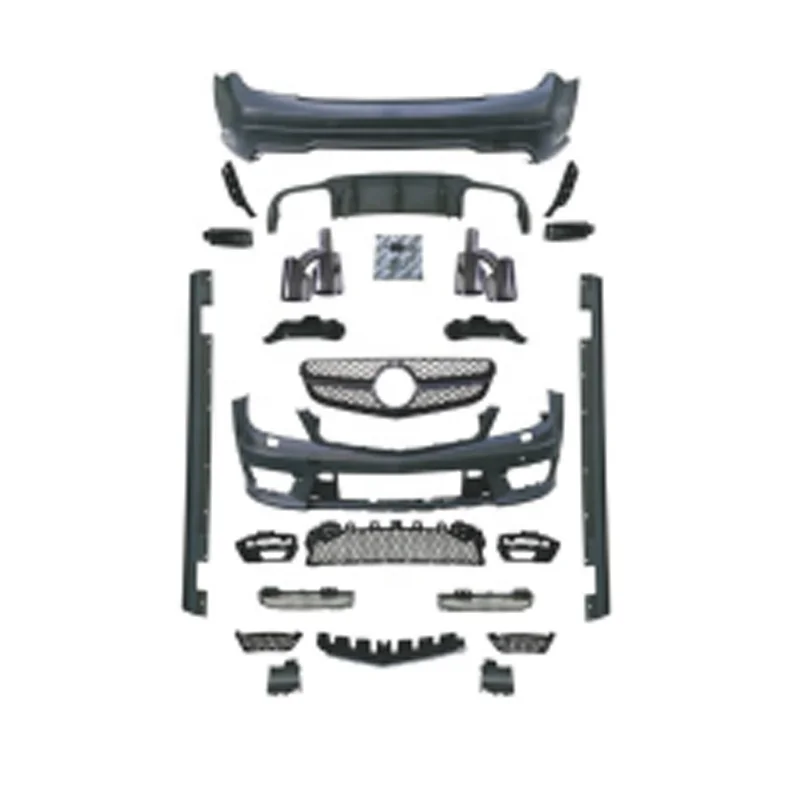 Bodykit for Mercedes Benz C- Class W204 C260 C200 C300 Modified C63 AMG ...