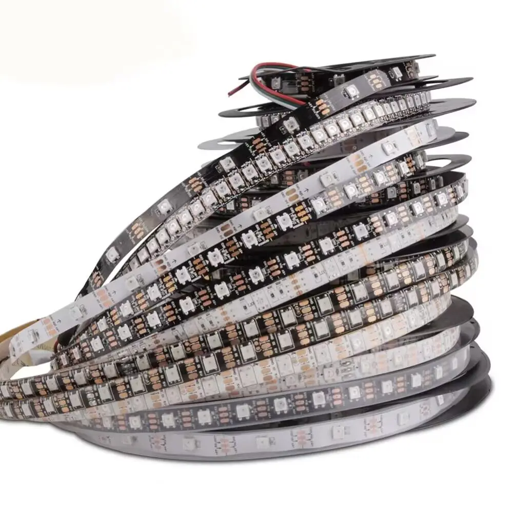 WS2812B-DC5V-addressable-RGB-full-color-Led-Strip-Light-WS2812-IC-30-60 ...