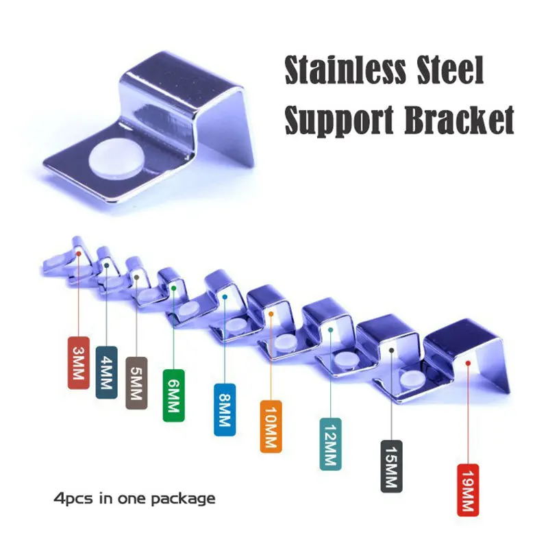 4pcs-Fishing-Tank-Cover-Support-Bracket-Stainless-Steel-Holder-Glass ...
