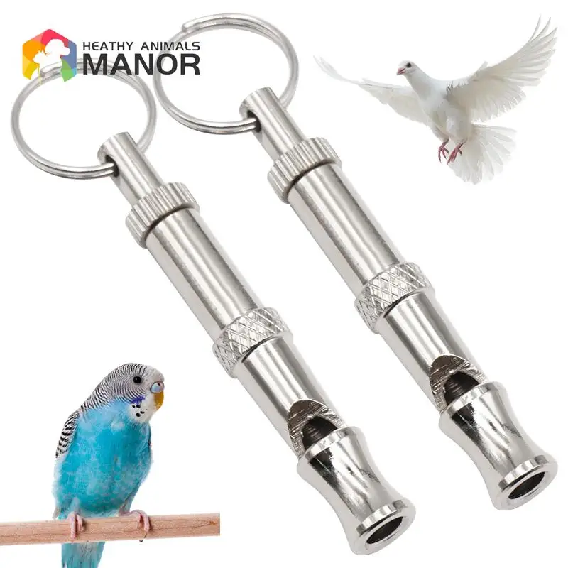 2pcs Parrot Bird Training Whistle Pigeon Training Whistle Sound ...