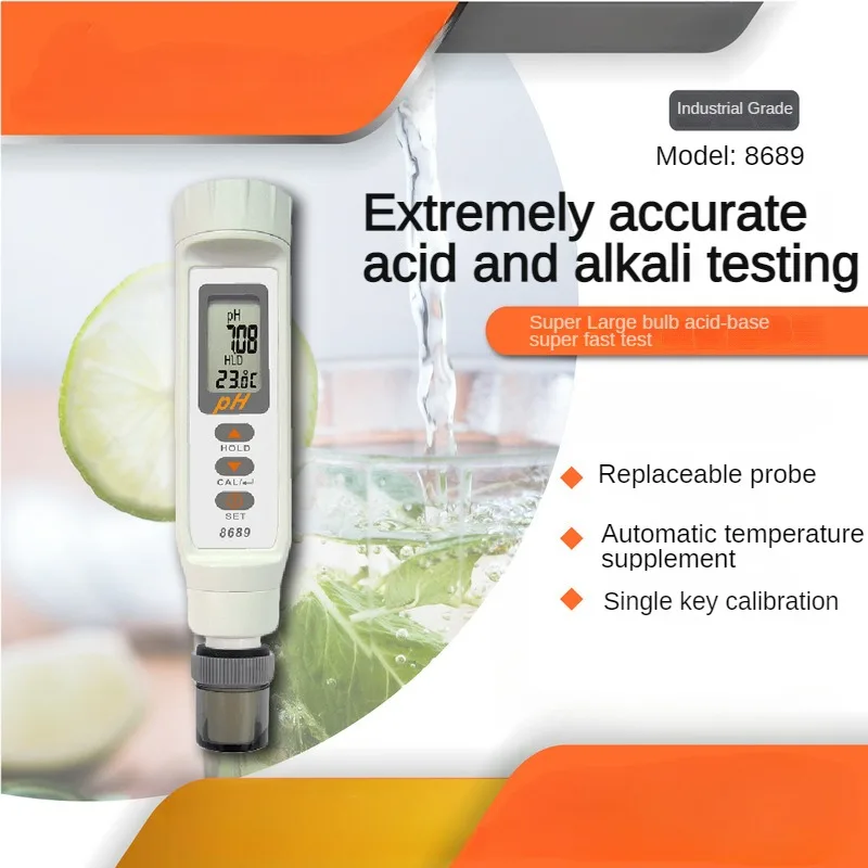 AZ8689-High-precision-pH-Testing-Pen-pH-Meter-Pen-Type-Acidity-Meter ...