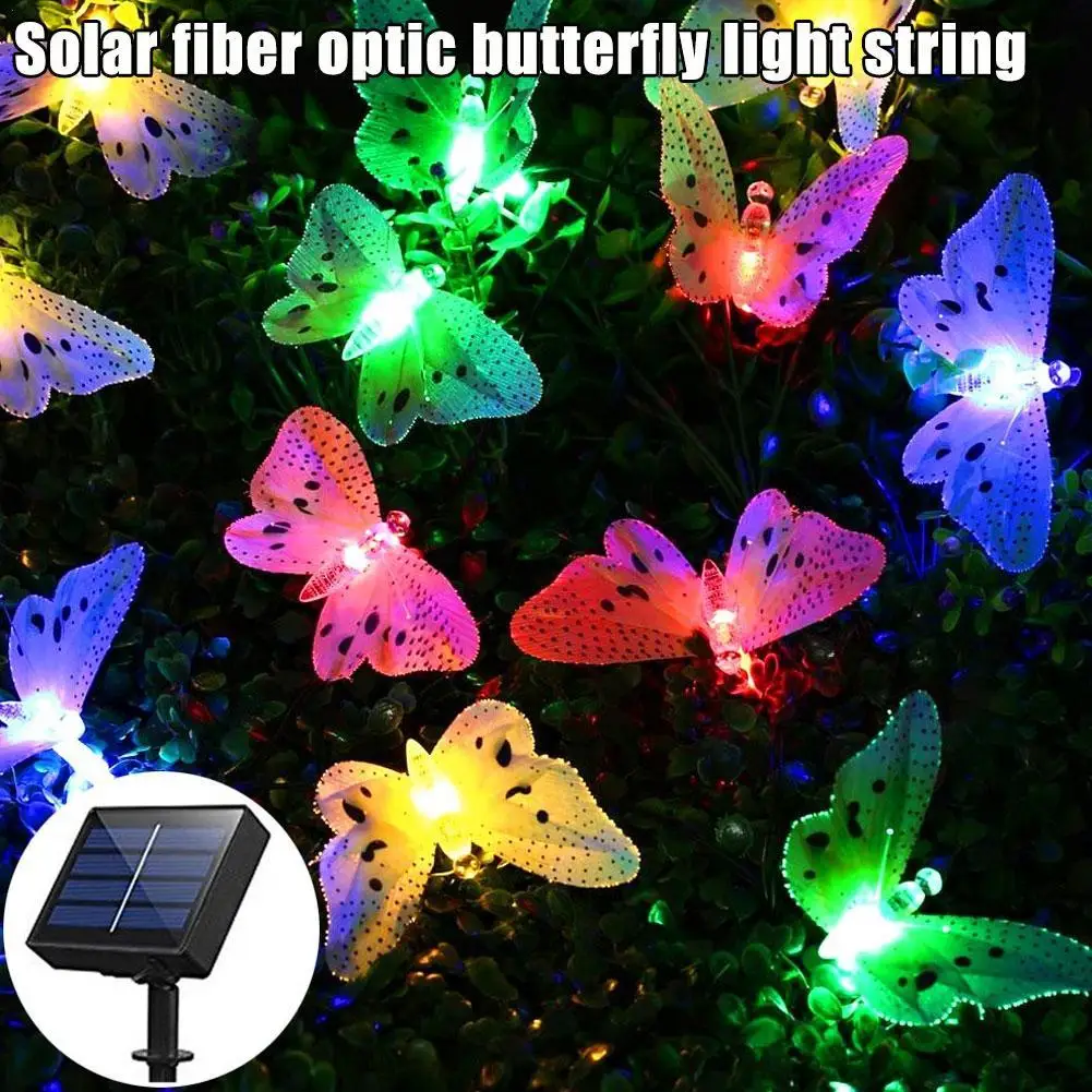 Solar-Light-String-Outdoor-Fiber-Optic-Butterfly-Fairy-Sun-Lamp ...
