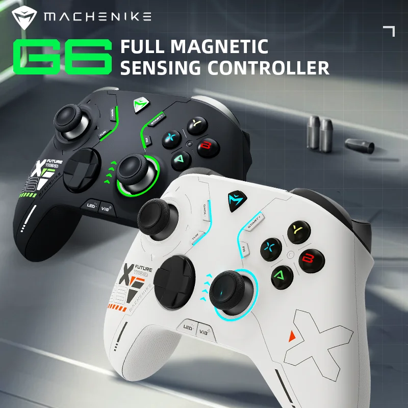 MACHENIKE G6 Gaming Controller Gamepad Control 2.4G Bluetooth Wireless ...