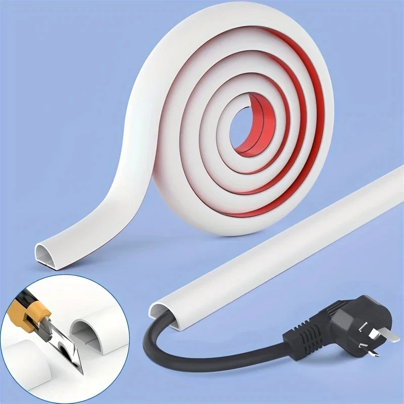 1PC 118.11in Self-adhesive Trunking Cable Management Versatile Cable ...