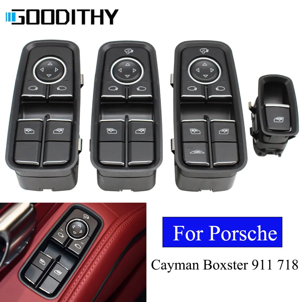 Car Electronic Master Window Lift Switch Button Regulator For Porsche ...
