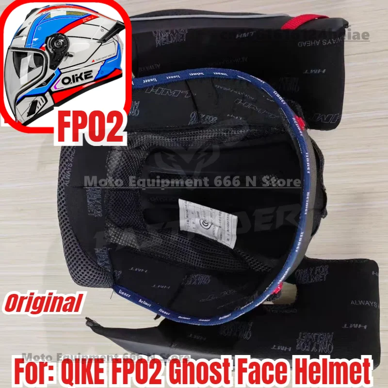 QIKE FP02 고스트 페이스 헬멧 라이닝 오리지널 FP02 헬멧 내부 라이닝 헬멧 액세서리 - AliExpress 201355758