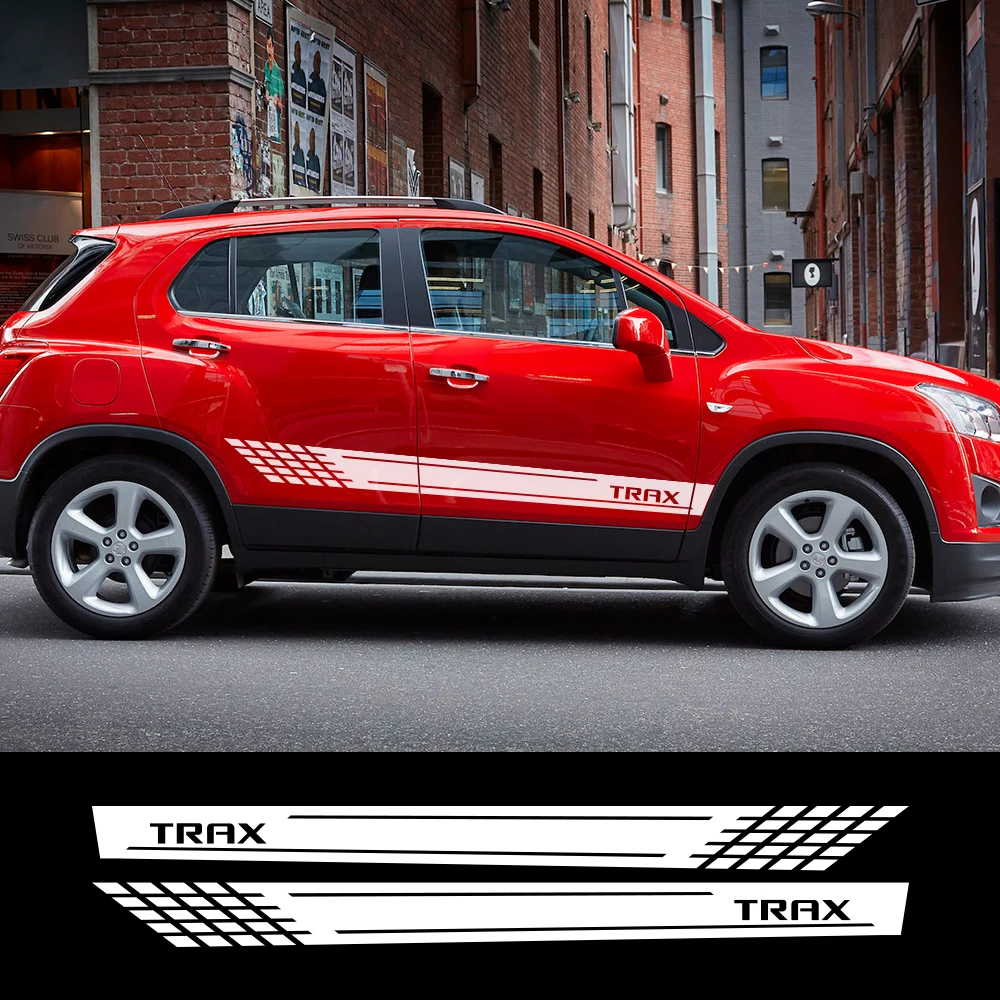 2Pcs-Car-Door-Side-Stickers-For-Chevrolet-Trax-Tuning-Accessories-Auto ...