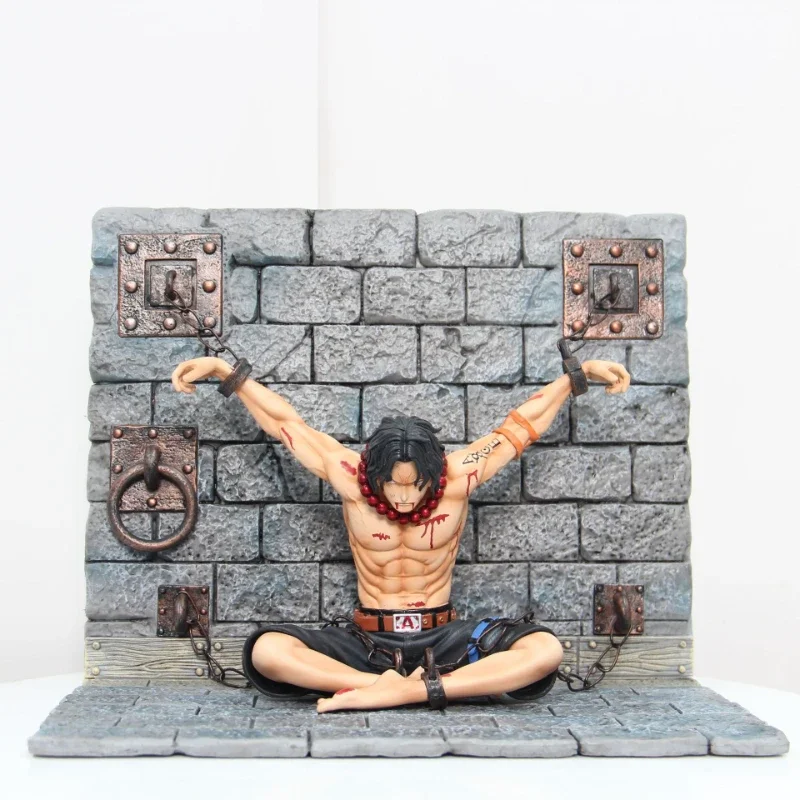 22-5cm-Anime-Ace-ONE-PIECE-Figures-Portgas-D-Ace-Action-Figures-One ...