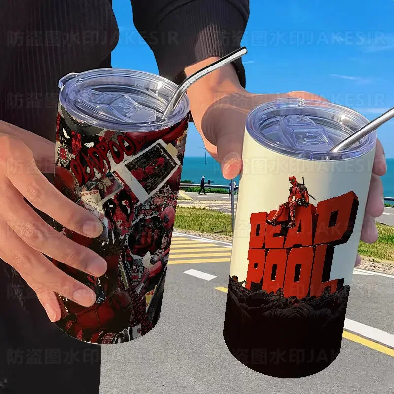 Anime-Deadpool-Wolverine-Water-Bottle-Boys-Cartoon-304-Stainless-Steel ...