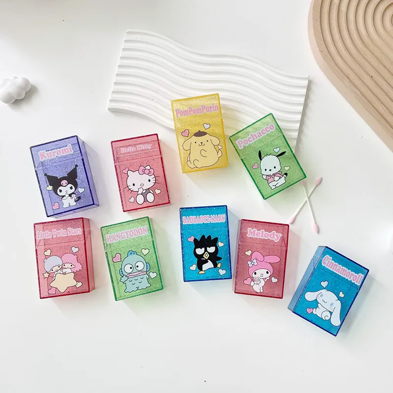 Sanrio-estuche-de-cigarrillos-de-Hello-Kitty-Cinnamoroll-Y2K-Kuromi ...