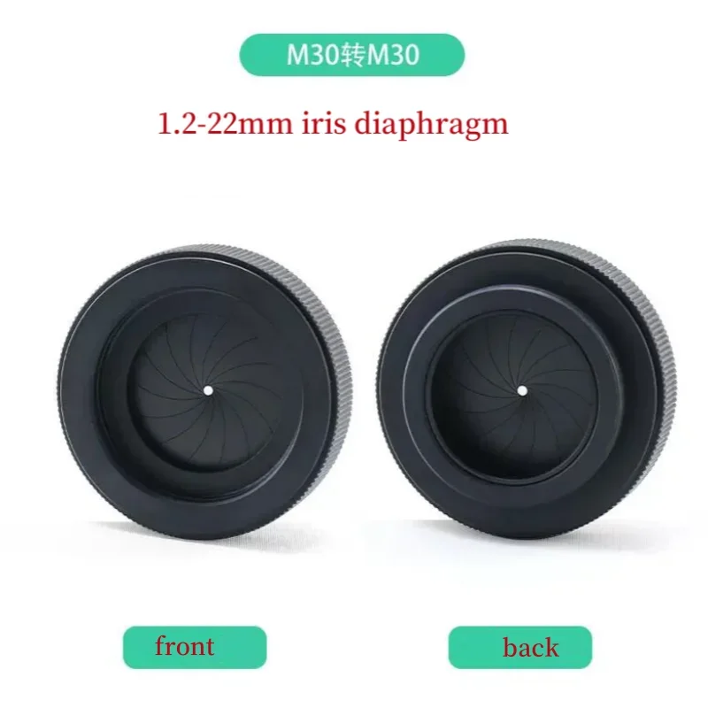 M30-to-M30-1-2-22mm-Iris-Diaphragm-Adjustable-Aperture-Camera-Lens ...
