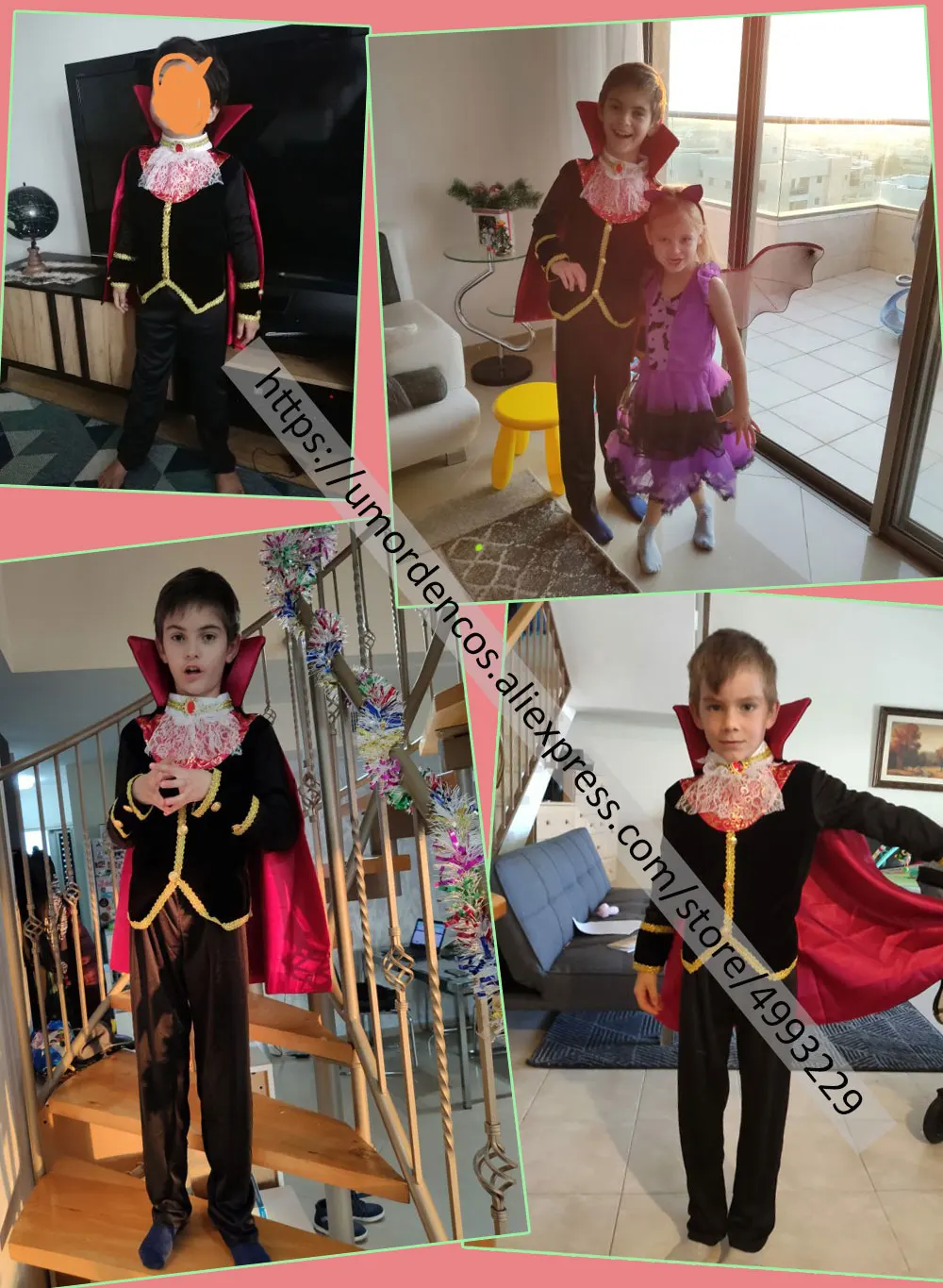Homemade Vampire Costume For Kids