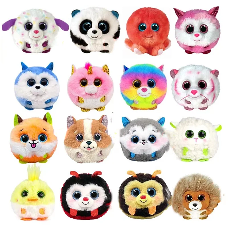 Ty Puffies Beanie Ball muñeca de juguete de felpa, Mini Hazel, Caesar ...