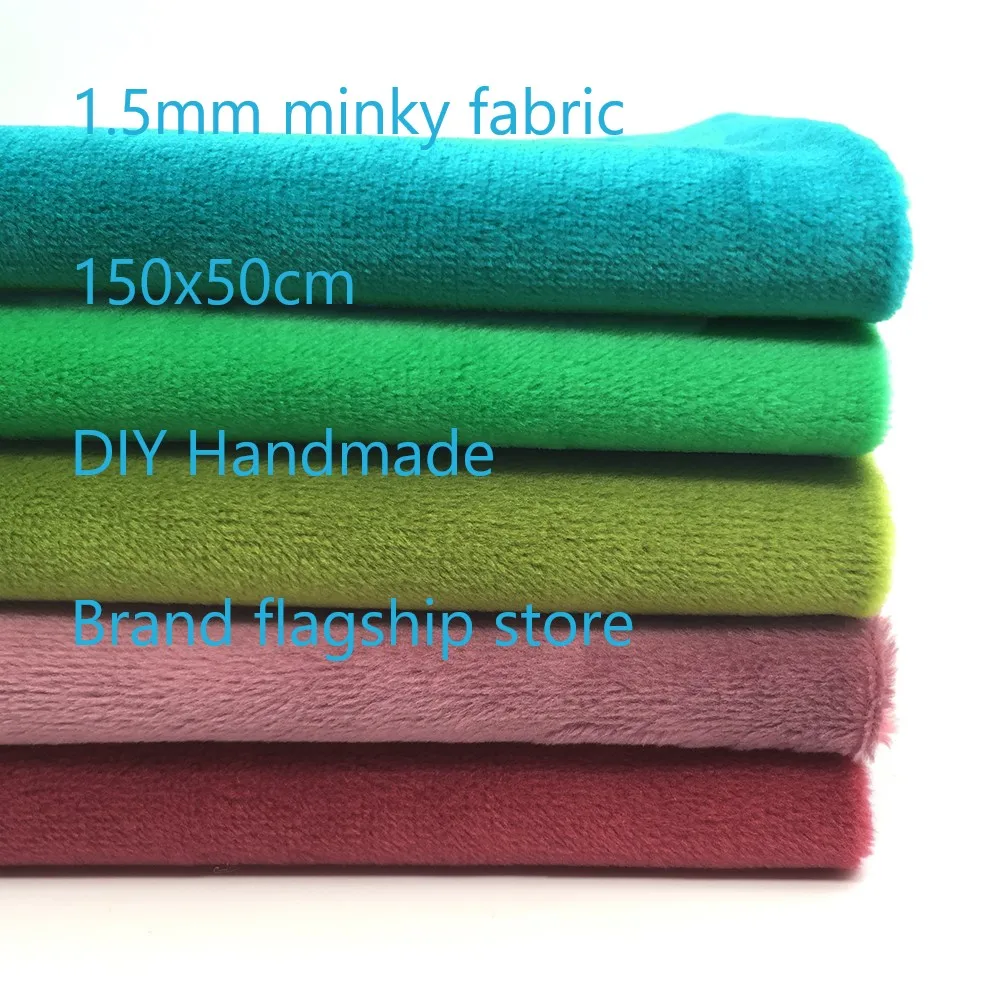 150x50cm-100-Polyester-Plush-Fabric-Antibacterial-Soft-DIY-Sewing ...