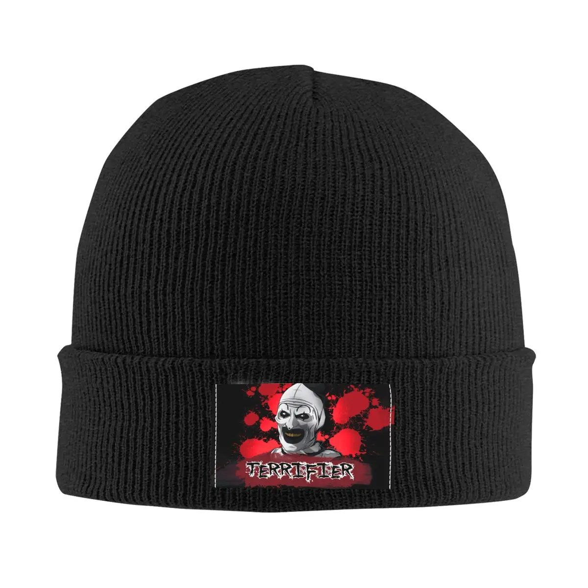 Halloween-Movie-Terrifier-Beanie-Cap-Unisex-Winter-Warm-Bonnet-Homme ...