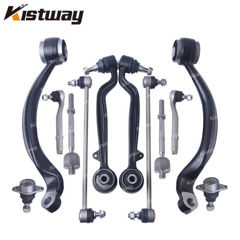 12PCS-Front-Suspension-Ball-Joint-Stabilizer-Link-Tie-Rod-Control-Arm ...