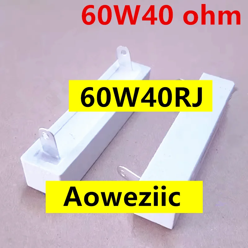 2pcs-lot-60W-40-ohm-5-Horizontal-Cement-Resistor-60W40RJ-Cement ...