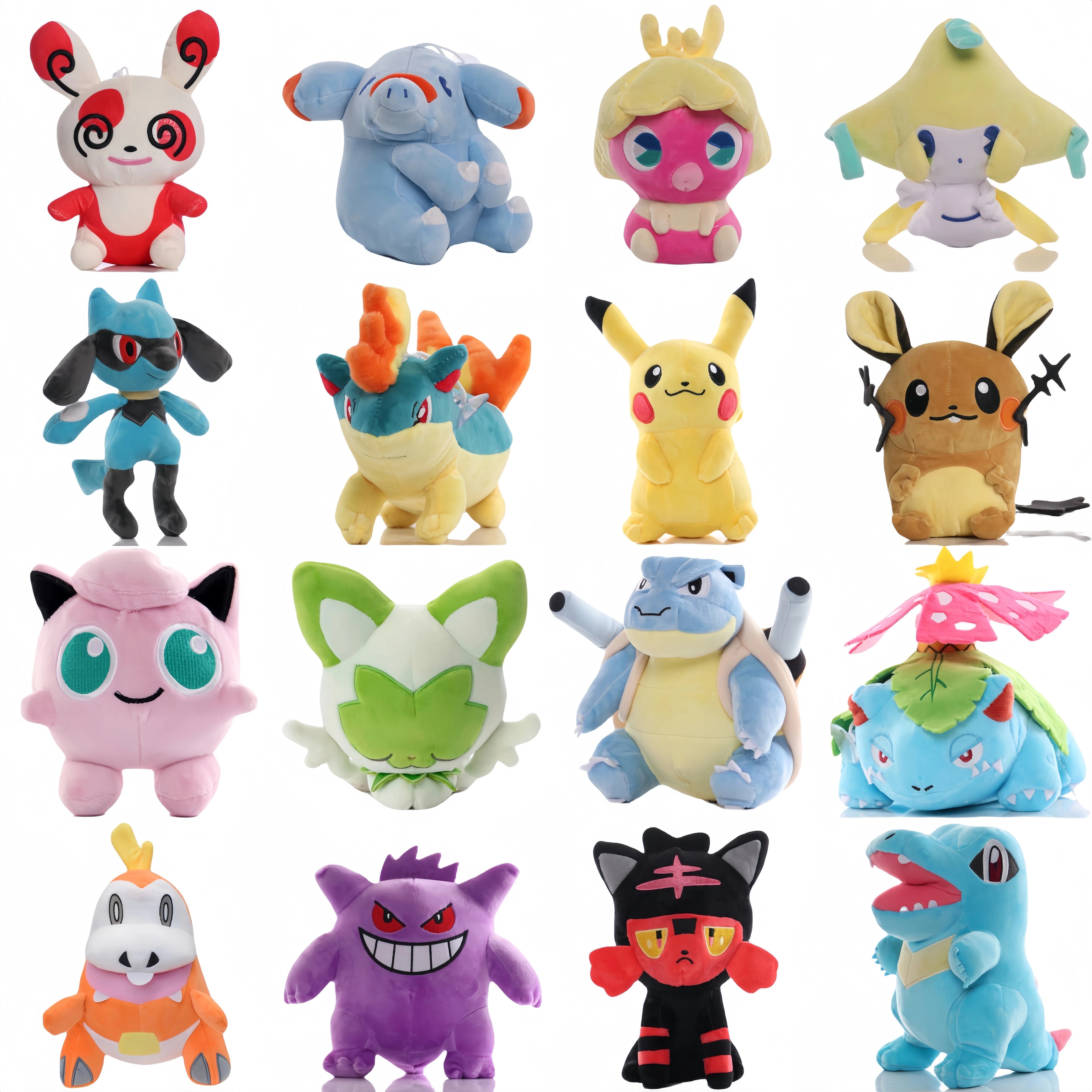 Pokemon-Sprigatito-Plush-Smoochum-Jirachi-Riolu-Toy-Spheal-Pikachu ...