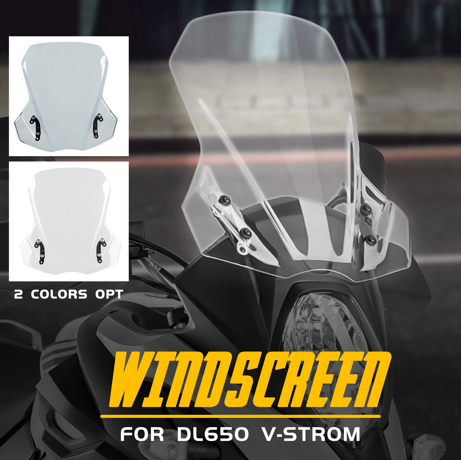 Dl650 Motorcycle Windscreen Windshield For Suzuki V-strom 650 Dl 650 ...