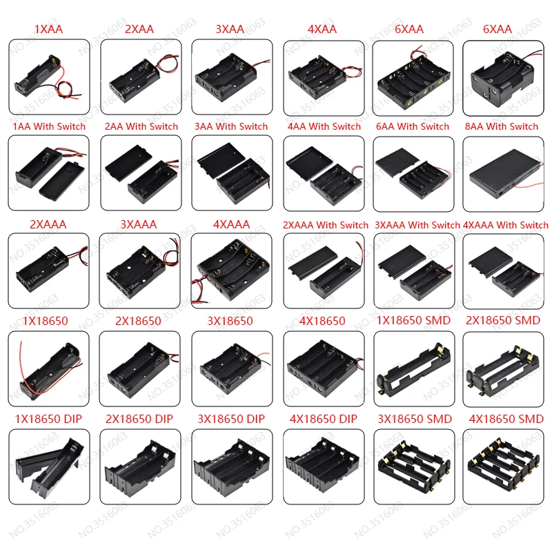 1Pcs-AA-AAA-18650-Battery-Box-With-Switch-Leads-on-1AA-2AA-3AA-4AA-2AAA ...