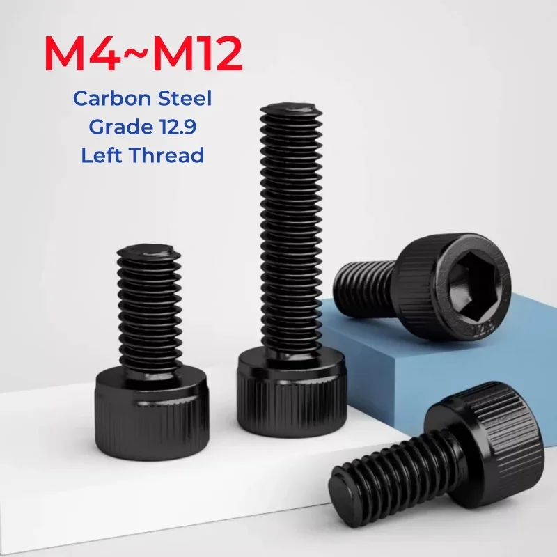 M4 M5 M6 M8 M10 M12 Grade 12.9 haute résistance noir en acier au ...
