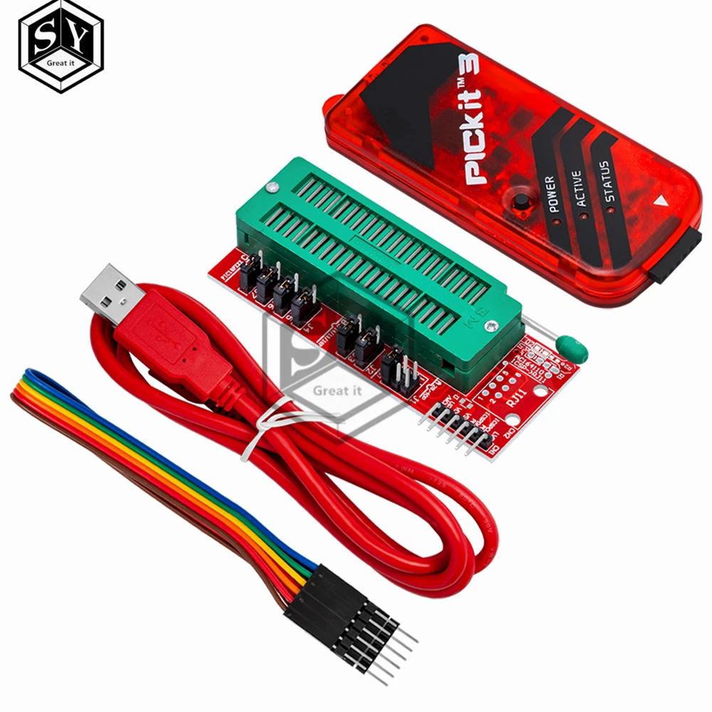 PICKIT3-PIC-KIT3-PICKIT-3-Programmer-Offline-Programming-PIC-Microcontroller-Chip-Monopoly-PIC ...