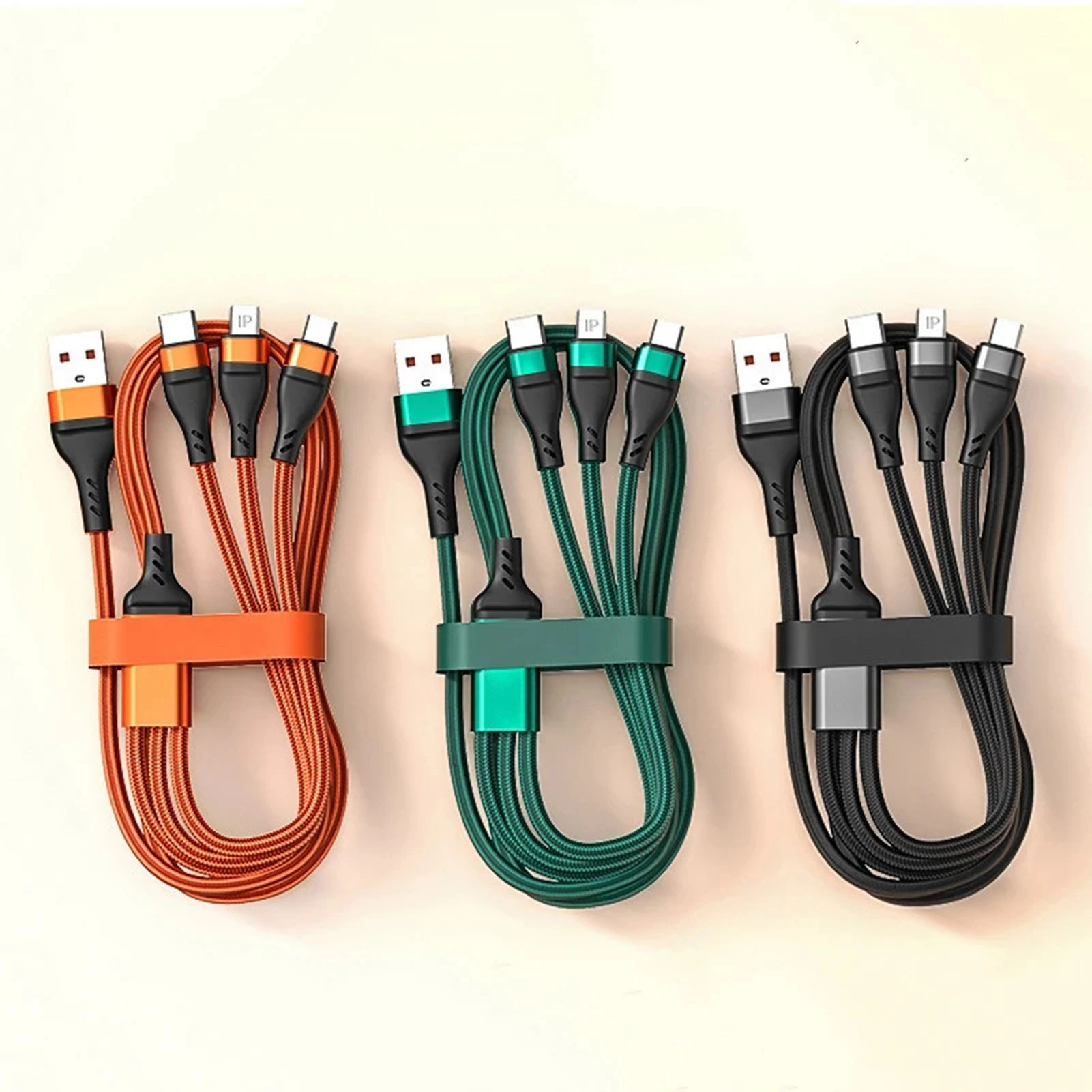 Good Charger Cable Eco-friendly Portable Charging Cord Universal 3 in 1 ...