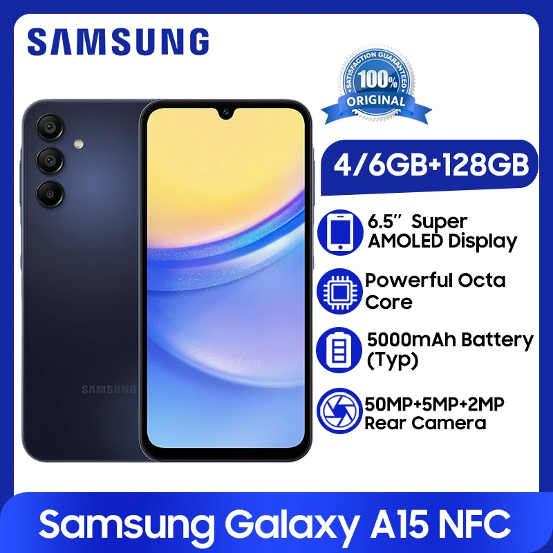 Samsung-Galaxy-A15-4G-NFC-Octa-Core-6-5-90Hz-AMOLED-Display-50MP-Triple ...