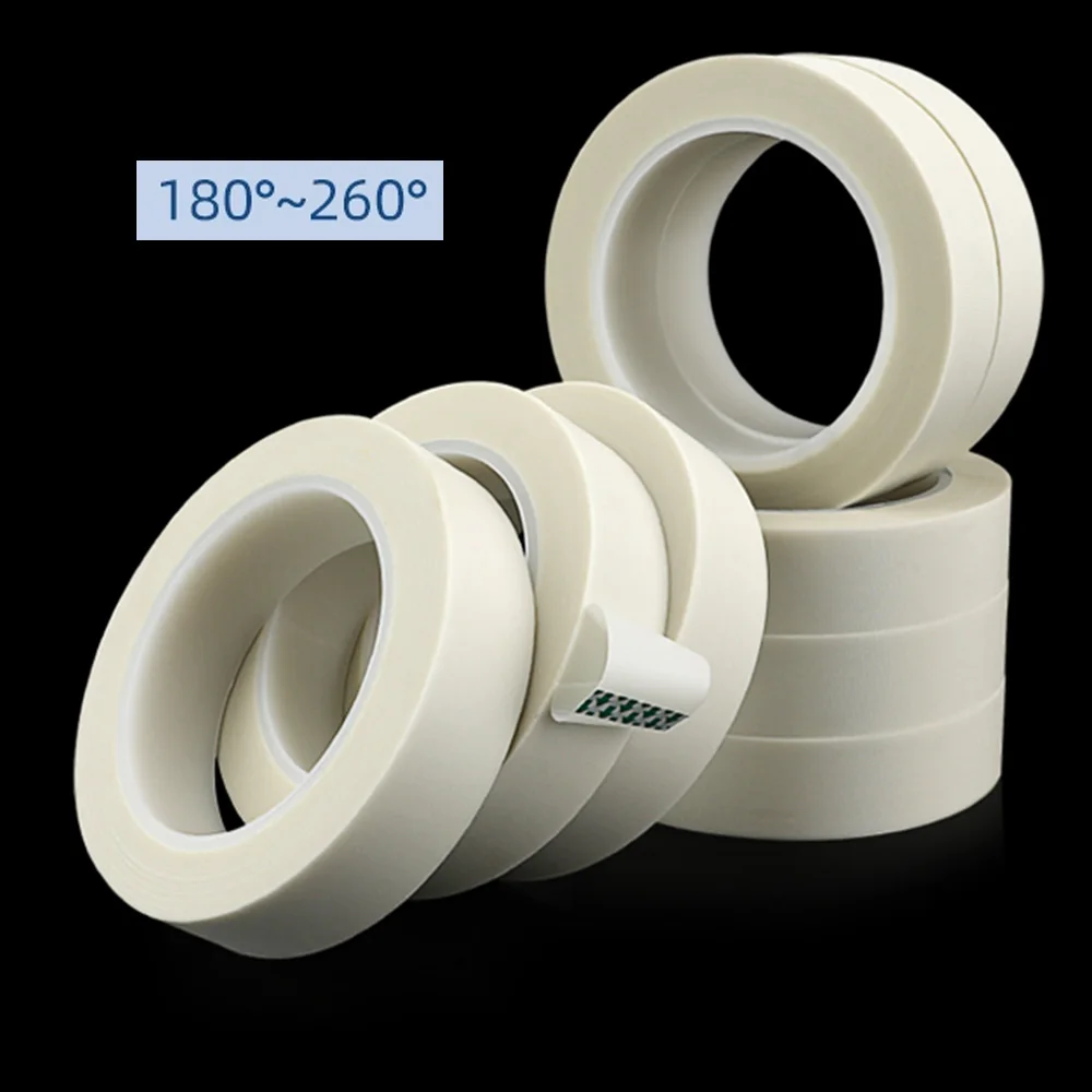 White-High-Temperature-Resistant-Glass-Cloth-Tape-Flame-Retardant ...
