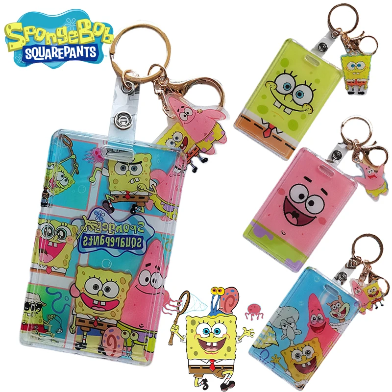 SpongeBob-ID-Card-Holders-Cartoon-Patrick-Star-Badge-Card-Cover-with ...