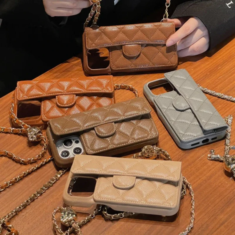 Crossbody Adjustable Lanyard Chain Phone Case for iPhone 16 15 14 13 ...